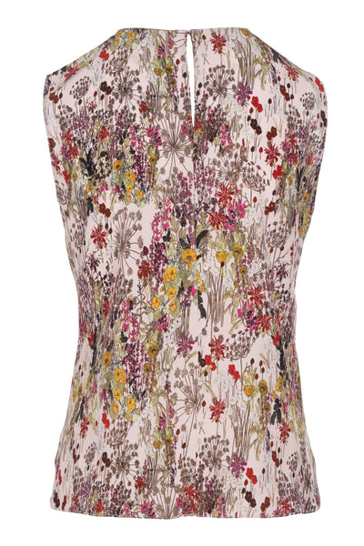 Sleeveless Ginger Blouse - Blush English Garden – Charlotte Brody