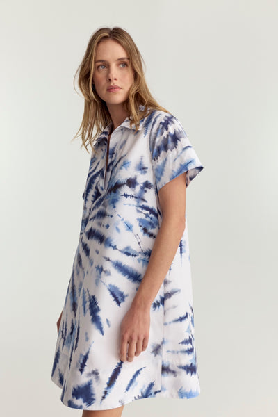 Prado Dress Blue Tie Dye – Charlotte Brody