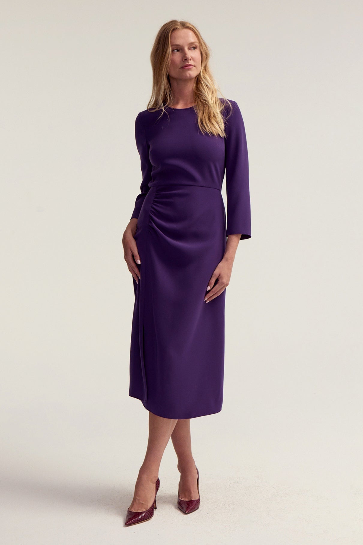 Grace Dress - Blackberry – Charlotte Brody