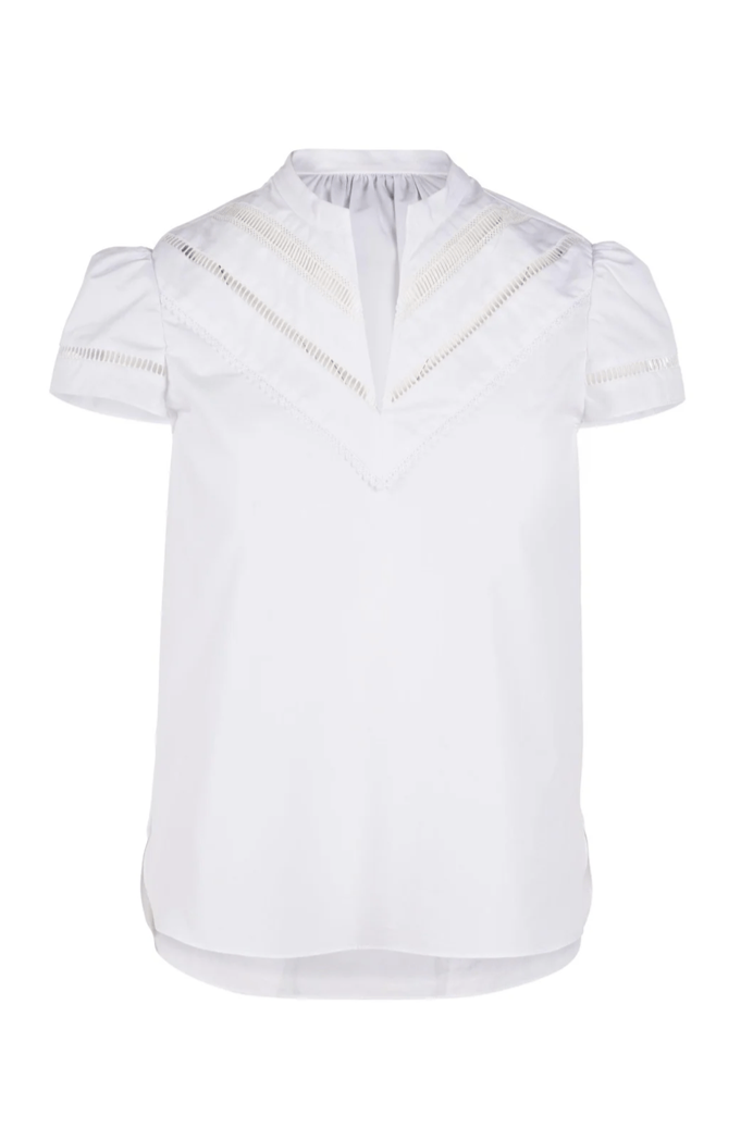 Eden Blouse - White – Charlotte Brody