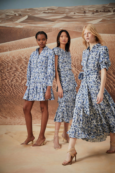Palma Dress - Blue Mirage – Charlotte Brody